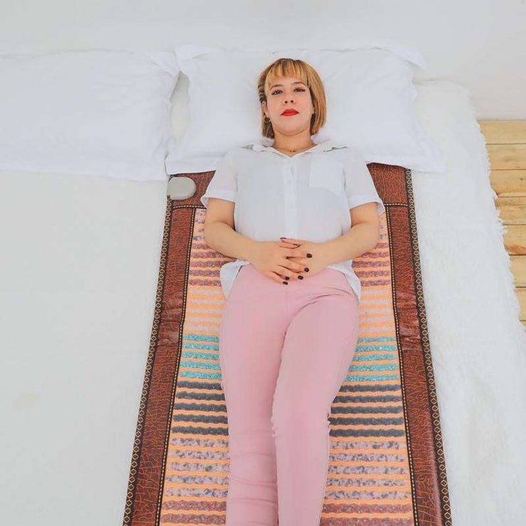 PHYMAT 5-Gems Infrared PEMF Mat Single 67*28 inch, PEMF Therapy Mat ...