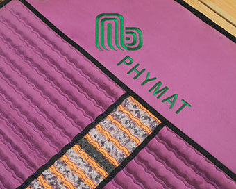 PHYMAT Rainbow Chakra Mat - 7 Gemstones Crystals Infrared Heating Pad ...