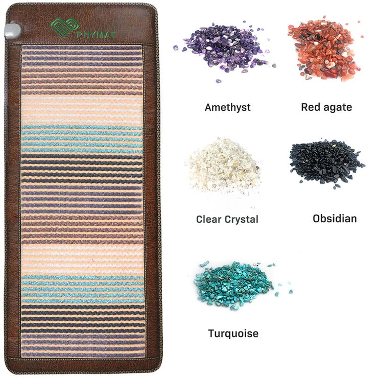 PHYMAT 5-Gems Infrared PEMF Mat Single 67*28 inch, PEMF Therapy Mat ...