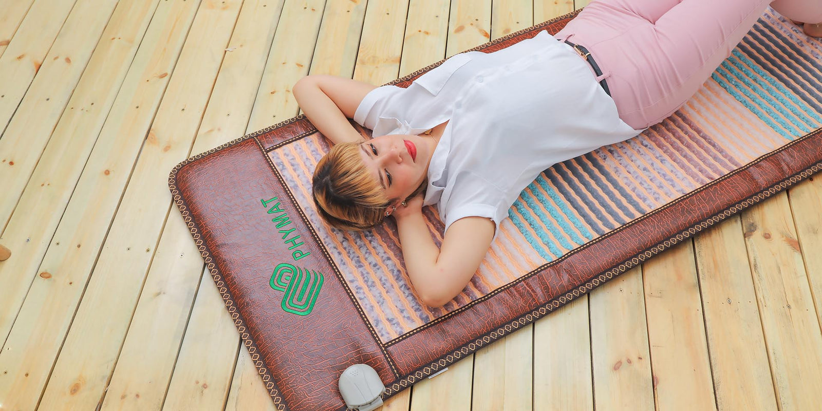 PHYMAT Infrared Heating Pad, Gemstone Heating Mat, PEMF - Pain Relief ...