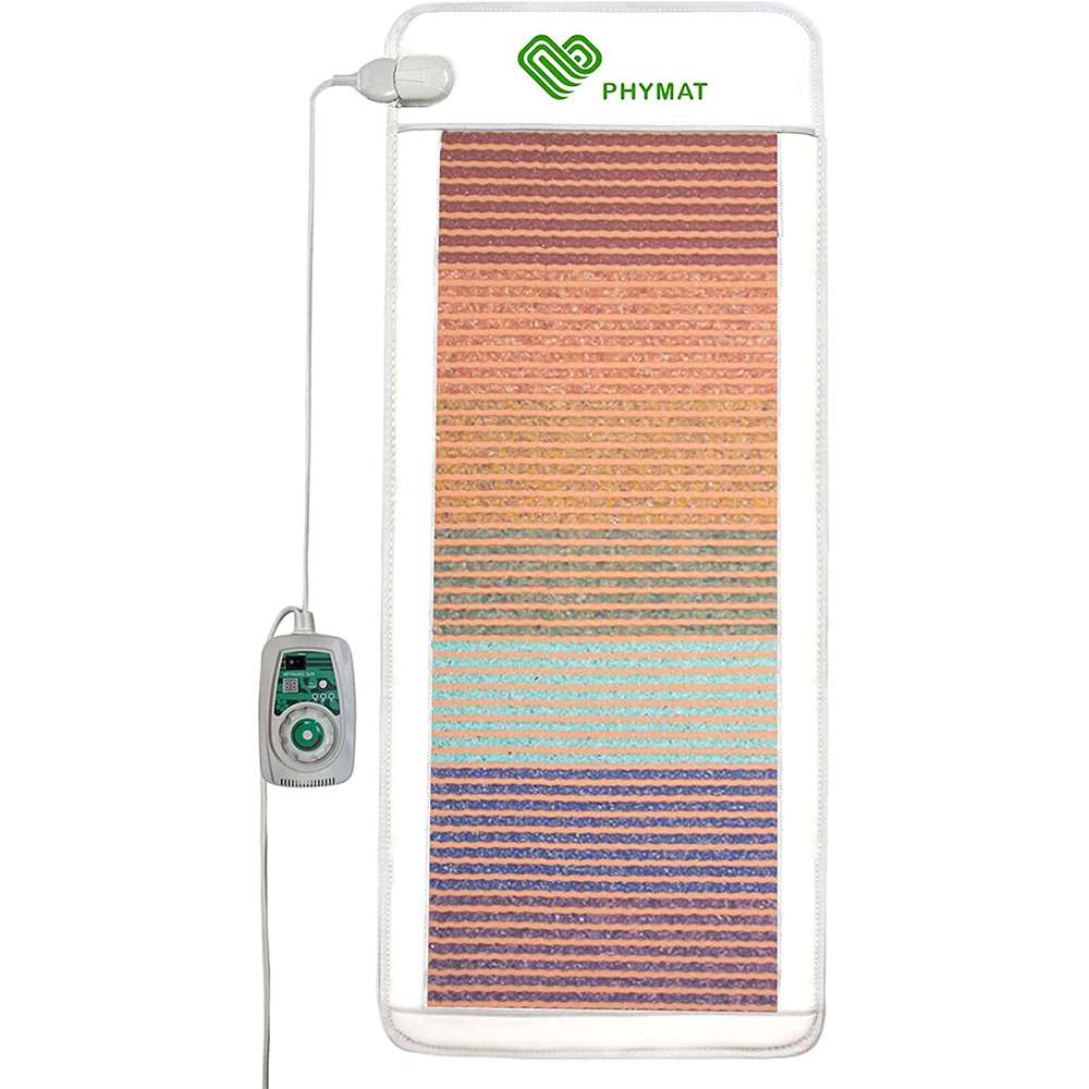 PHYMAT Rainbow Chakra Mat - 7 Gemstones Crystals Infrared Heating Pad ...