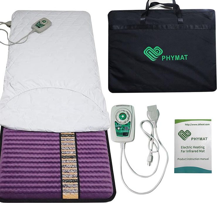 PHYMAT Infrared Heating Mat with Amethyst Tourmaline Crystals – PHYMAT ...