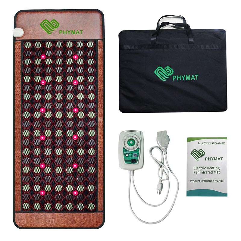PHYMAT Red Light Therapy Mat, PHYMAT Tourmaline & Jade Heating Pad ...